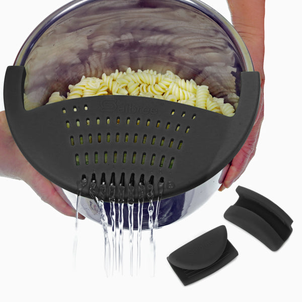 Salbree Silicone Clip N Strain, Vegetable and Ground Beef Grease Strai ...